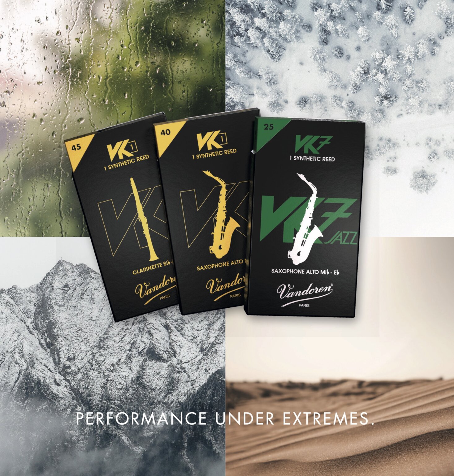 VK1 and VK7 reeds for Saxophone - Vandoren Paris